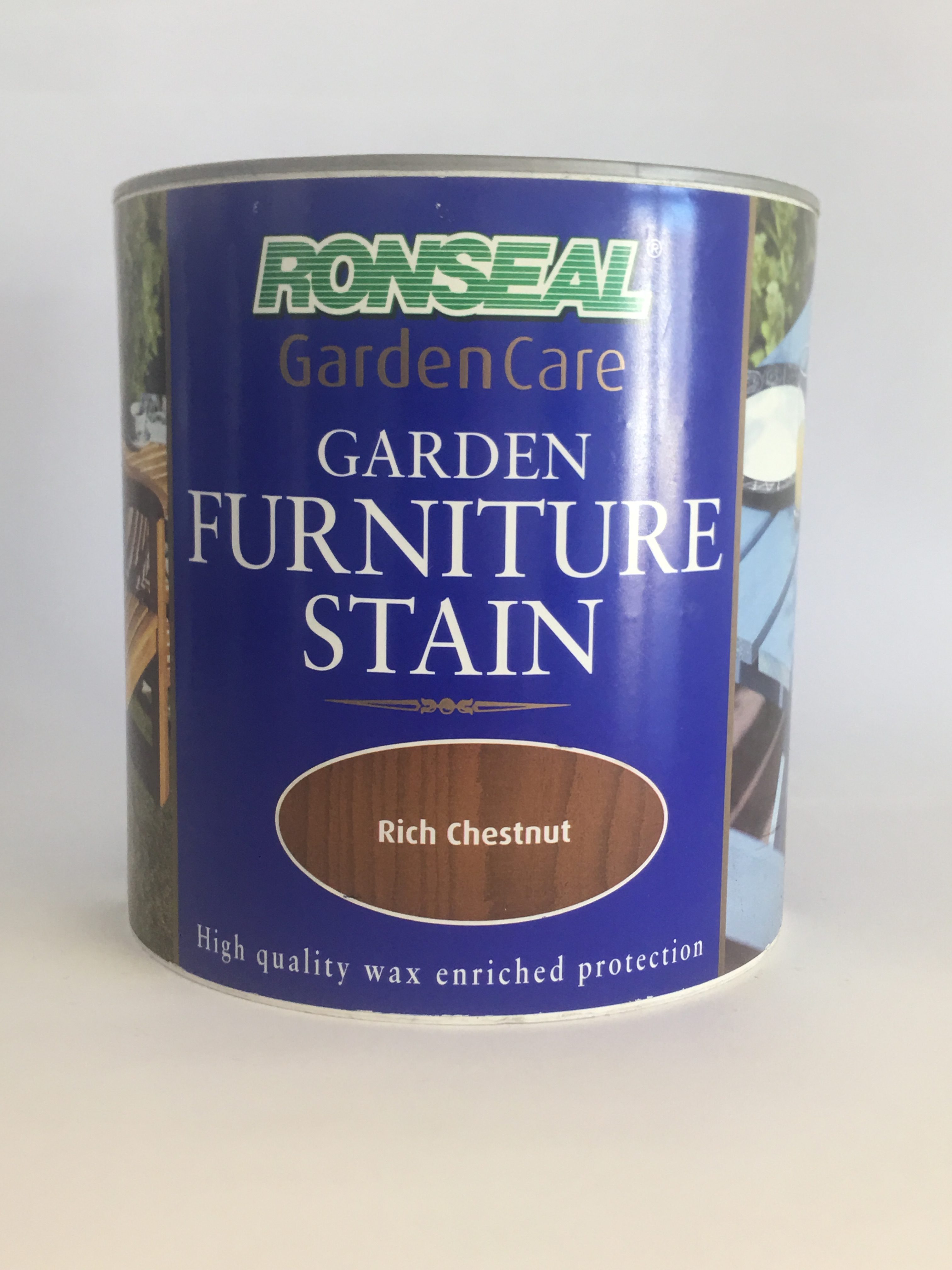 Ronseal Garden Furniture Stain - Rich Chestnut |Fence Paint|Orion Paints